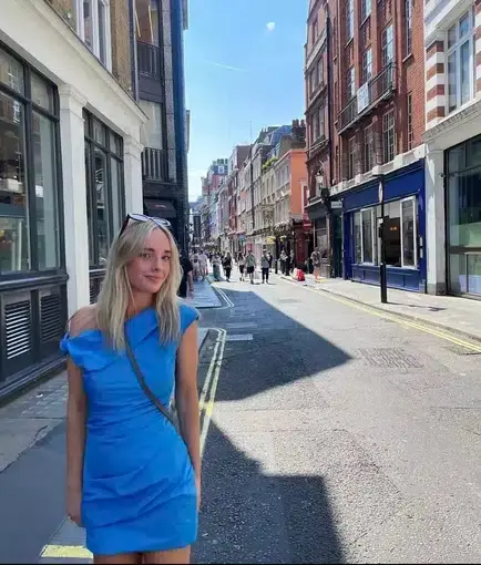 Paris Georgia Remmy Dress Blue Size 6 | The Volte