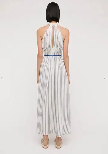 Scanlan & Theodore Italian Linen Stripe Dress