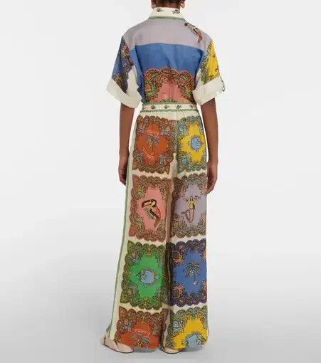 Alemais Trippy Troppo Shirt and Pant Two Piece Set Multi Print Size 10